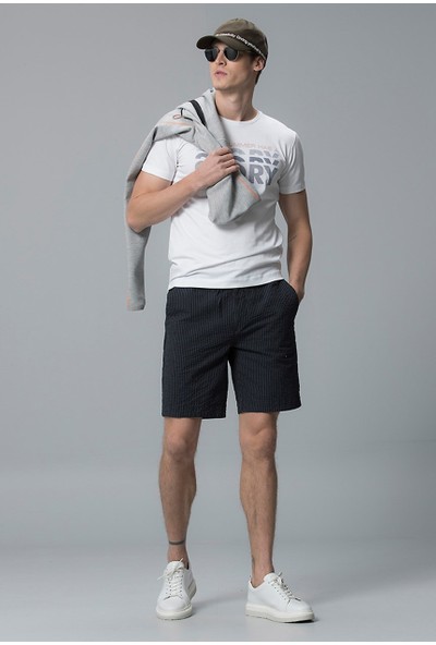 Lufian Erkek Slim Fit David Spor Chino Şort