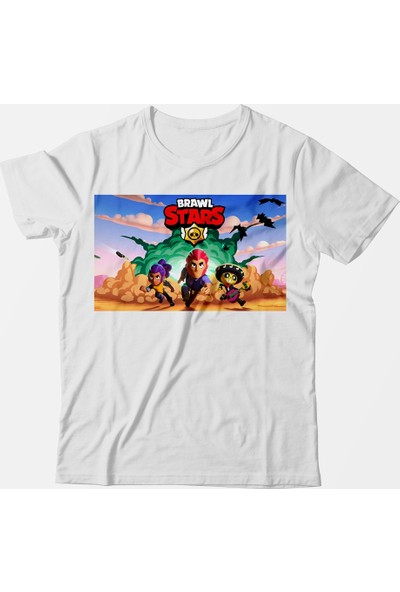 Muggkuppa Brawl Stars Çocuk Beyaz T-Shirt
