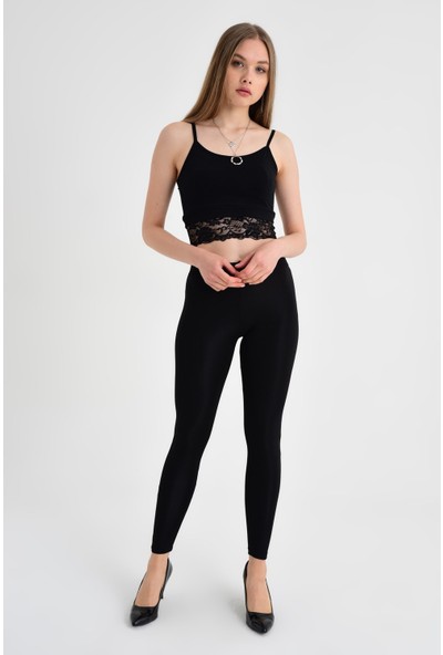Jument Kadın 6421 Siyah Tayt Pantolon
