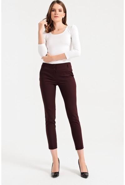 Jument Kadın 2199 Mürdüm Pantolon