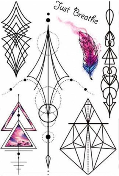 Flash Tattoos Breathe Geçici Dövme
