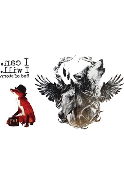 Flash Tattoos Dark Geçici Dövme Seti