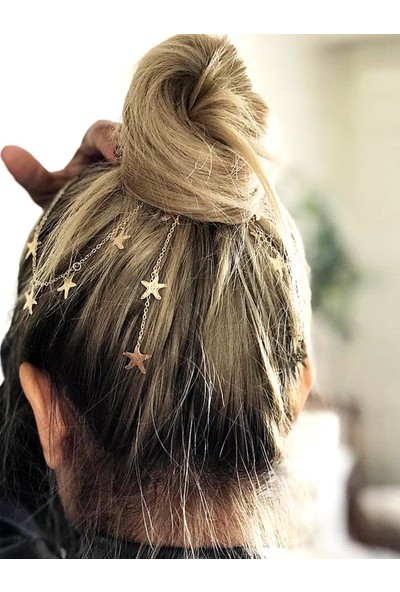New Obsessions Aria Yıldızlı Saç Zinciri