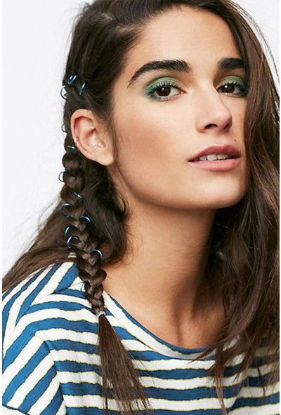 New Obsessions Funky Blue Saç Küpesi 7'li New Obsessions Funky Blue Saç Küpesi 7'li