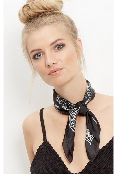 New Obsessions Siyah Bandana