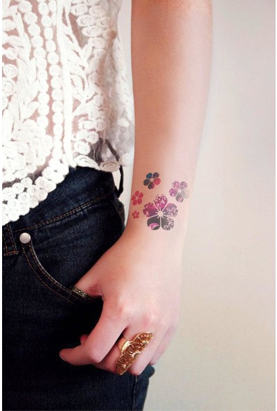 Flash Tattoos Flowers Geçici Dövme