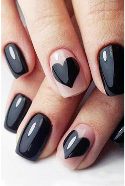 Flash Tattoos Kalp Tırnak Geçici Dövme