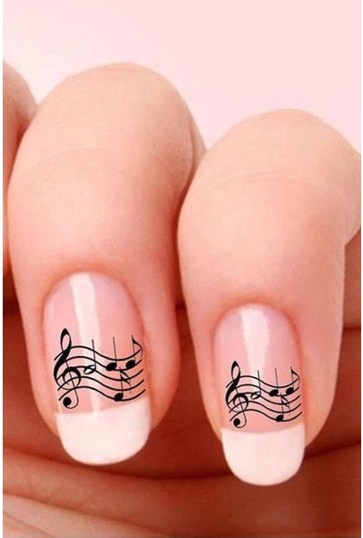 Flash Tattoos Nota Tırnak Geçici Dövme