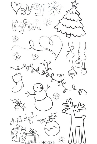 Flash Tattoos Liner Geçici Dövme