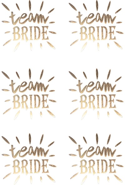 Flash Tattoos Team Bride Geçici Dövme Flash Tattoos Team Bride Geçici Dövme