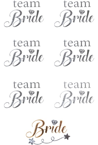 Flash Tattoos Bride Yıldız Geçici Dövme Seti Flash Tattoos Bride Yıldız Geçici Dövme Seti