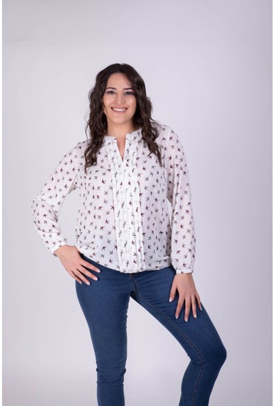 Myline Uzun Kollu Manşetli Bluz 23460 Myline Uzun Kollu Manşetli Bluz 23460