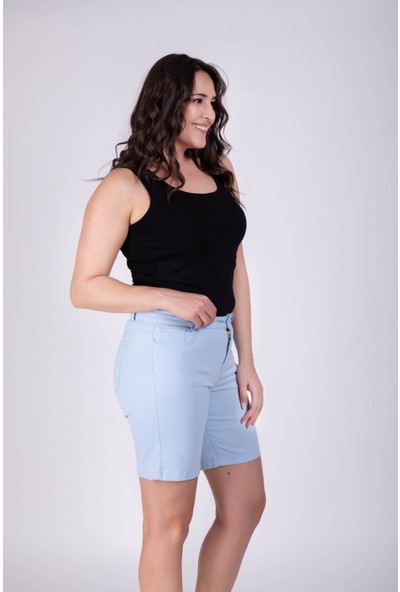 Myline Kemerli 5 Cep Şort 23831