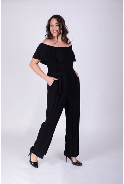 Myline Düşük Omuzlu Tulum 34397