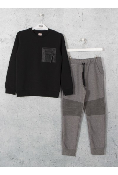 Dmb Erkek Çocuk Eşofman Takımı Siyah 4430