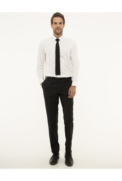 Pierre Cardin Füme Slim Fit Pantolon 50210656-VR058 Pierre Cardin Füme Slim Fit Pantolon 50210656-VR058