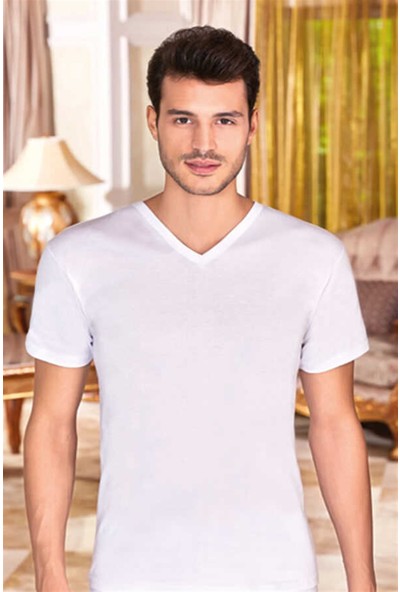 Berrak 3'lü Erkek Atlet V Yaka 1007