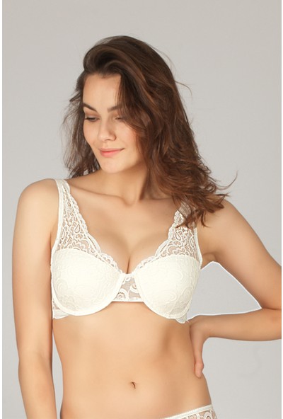 Hays Askılara Uzanan Dantel Detaylı Yarı Dolgulu Sütyen Hays Askılara Uzanan Dantel Detaylı Yarı Dolgulu Sütyen