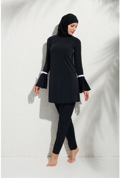 Pierre Cardin Kadın Uzunkollu Kolu Volanlı Tesettür Mayo 191934 Pierre Cardin Kadın Uzunkollu Kolu Volanlı Tesettür Mayo 191934