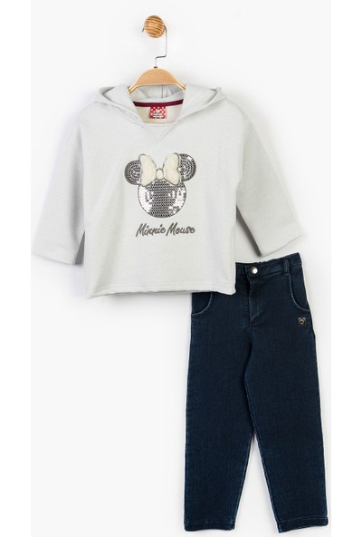 Minnie Mouse Disney Çocuk Kapüşonlu 2'li Takım 14614