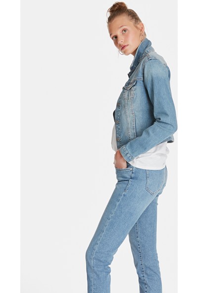 Mavi Kadın Daphne Vintage Jean Ceket 1174123599