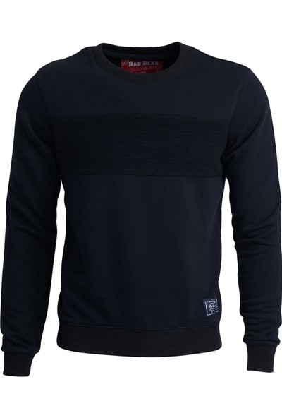 Bad Bear Erkek Siyah Spor Sweatshirt