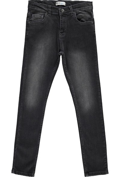 Civil Boys Erkek Çocuk Kot Pantolon 10-13 Yaş Gri