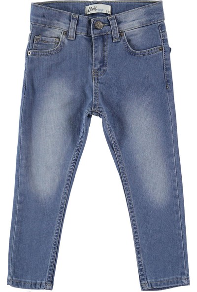 Civil Boys Erkek Çocuk Kot Pantolon 2-5 Yaş Mavi