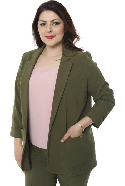Hanezza Kadın Cep Detaylı Blazer Ceket P5095 Hanezza Kadın Cep Detaylı Blazer Ceket P5095