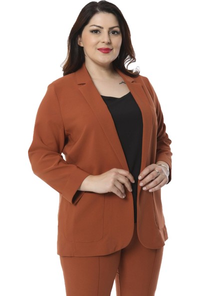 Hanezza Kadın Cep Detaylı Blazer Ceket P5095 Hanezza Kadın Cep Detaylı Blazer Ceket P5095