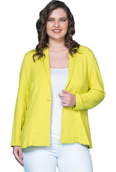 Hanezza Kadın Blezer Krep Ceket P5185 Hanezza Kadın Blezer Krep Ceket P5185