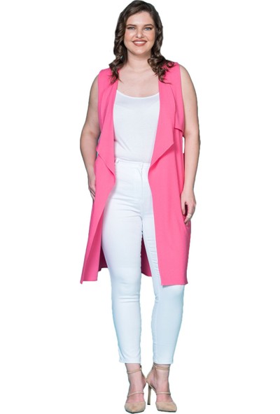 Hanezza Kadın Krep Yelek P5200 Hanezza Kadın Krep Yelek P5200