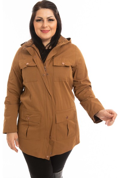 Hanezza Kadın Spor Cepli Trençkot P5246 Hanezza Kadın Spor Cepli Trençkot P5246