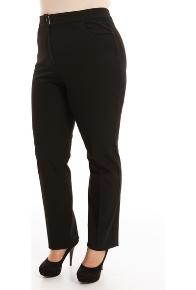 Hanezza Kadın Içten Lastikli Gabardin Pantolon Pt2167 Hanezza Kadın Içten Lastikli Gabardin Pantolon Pt2167