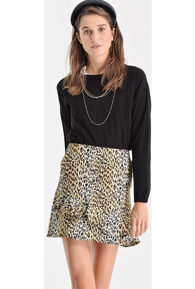 Koton Leopar Desenli Etek