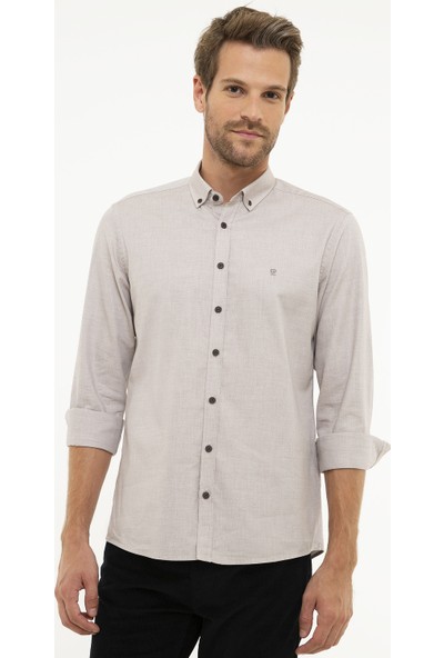 Pierre Cardin Erkek Dokuma Gömlek 50209312-Vr029 Pierre Cardin Erkek Dokuma Gömlek 50209312-Vr029