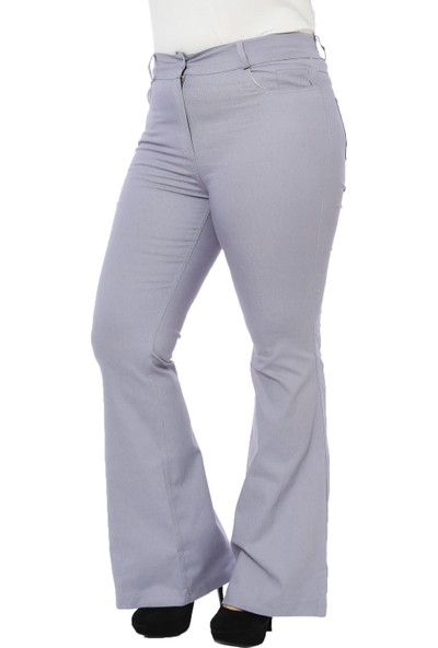 Hanezza Kadın Pawer Likra Bol Paça Pantolon Pt2190 Hanezza Kadın Pawer Likra Bol Paça Pantolon Pt2190