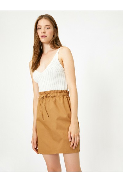 Koton Kadın Beli Bağlamalı Etek