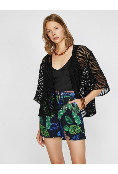 Koton Zebra Desenli Ceket