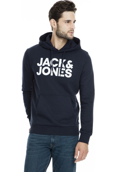 Jack & Jones Erkek Lacivert Sweatshirt