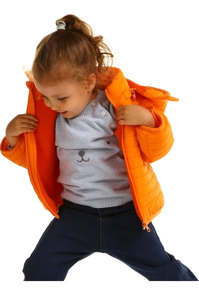 Hellobaby Kışlık Kapüşonlu Bebek Montu Hellobaby Kışlık Kapüşonlu Bebek Montu