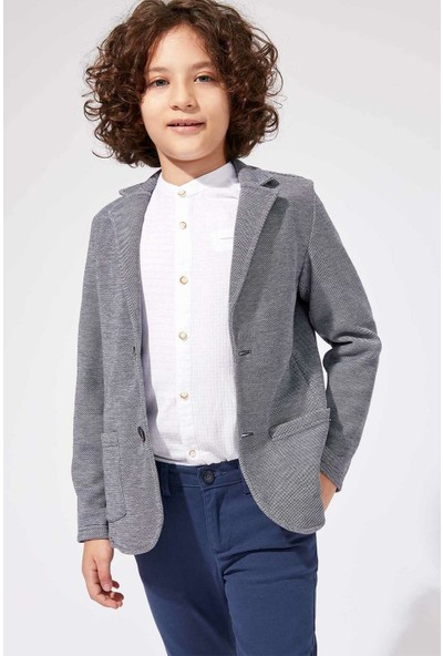DeFacto Erkek Çocuk Regular Fit Blazer Ceket L4888A619AU