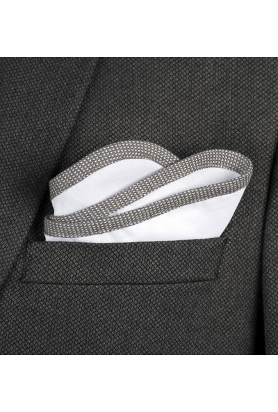 Deepsea Antracite Kenarı Biyeli Yaka Mendil 1901814 Deepsea Antracite Kenarı Biyeli Yaka Mendil 1901814