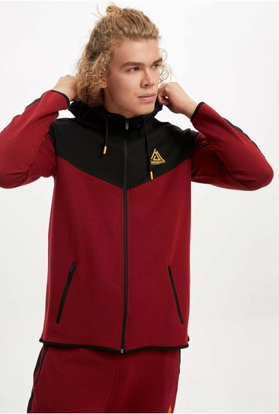 DeFacto Slim Fit Kapüşonlu Fermuarlı Uzun Kollu Hırka L3154AZ19AU DeFacto Slim Fit Kapüşonlu Fermuarlı Uzun Kollu Hırka L3154AZ19AU