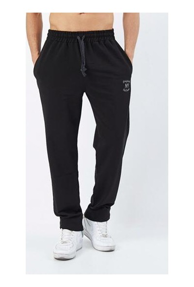 Fiel 19ESF02 Nakışlı Basic Düz Paça Erkek Eşofman Altı