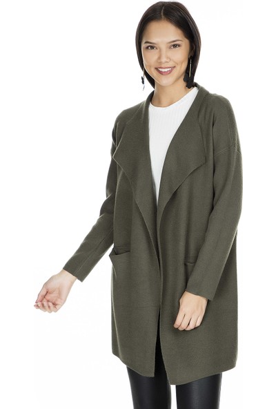 Fashion Friends Arkası İşleme Detaylı Kadın Hırka K0987