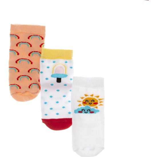 Soobe Kız Bebek 3lü Soket Çorap Beyaz Fiyatı - Taksit Seçenekleri