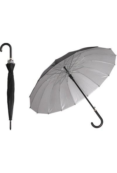 Cool Erkek Kadın Yarı Otomatik Baston Şemsiye Cool Erkek Kadın Yarı Otomatik Baston Şemsiye