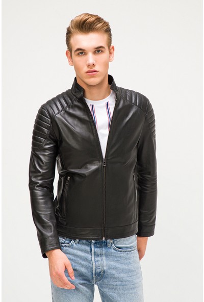 Ikbal Alonso Siyah Hakiki Deri Mont Erkek Ikbal Alonso Siyah Hakiki Deri Mont Erkek