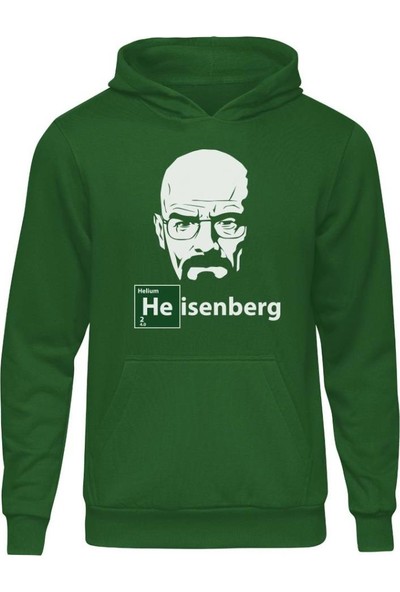 Breaking Bad Heisenberg Yeşil Kapüşonlu Hoodie